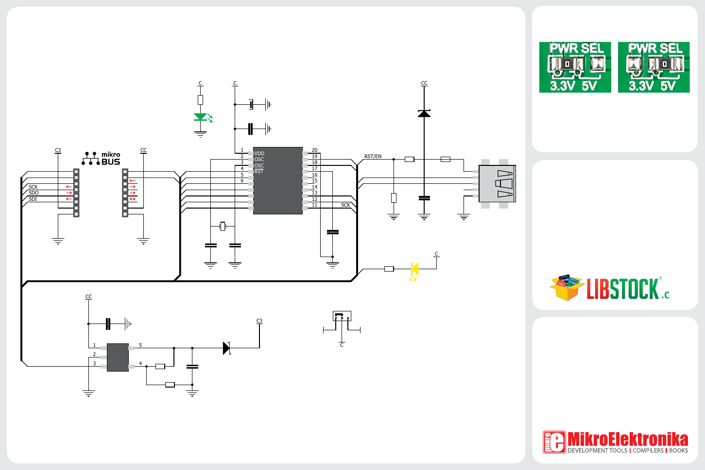 Mikroelektronikaが提供するusb Spi Click Manualのデータシート Digikey