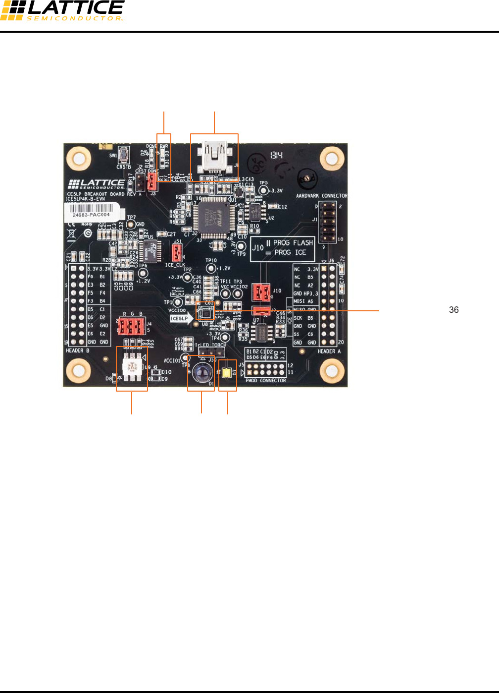 iCE40 Ultra™ Breakout Brd Guide Datasheet by Lattice Semiconductor Corporation | Digi-Key ...