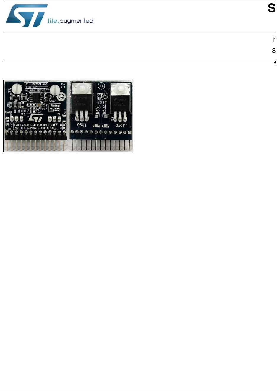 EVL-SRK2001-HVS Brief Datasheet by STMicroelectronics | Digi-Key Electronics
