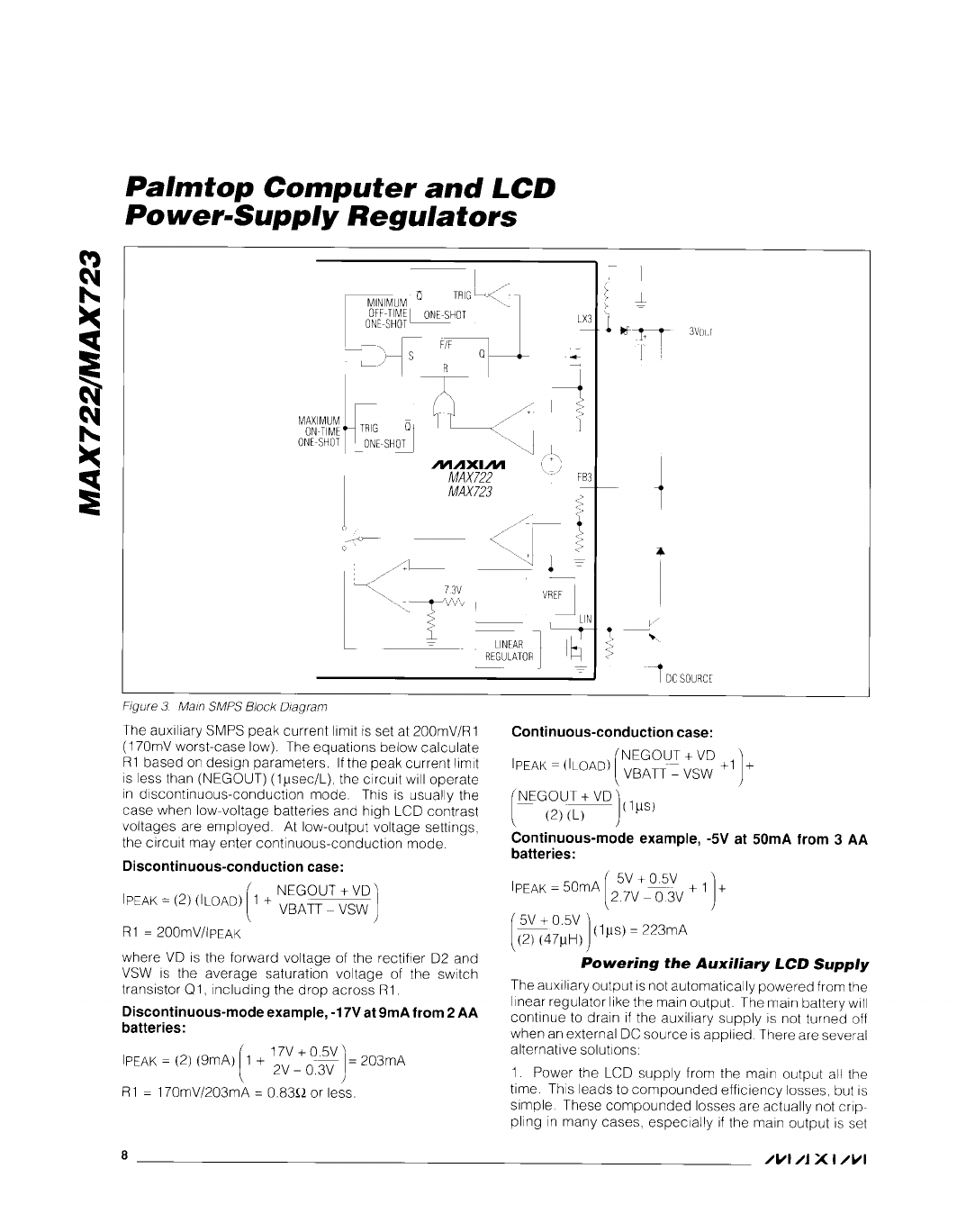 MAX722,723 Datasheet by Analog Devices Inc./Maxim Integrated | Digi-Key ...