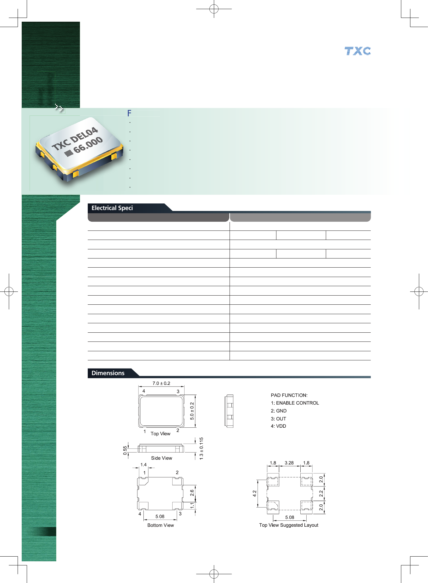 7W Series Datasheet by TXC CORPORATION | Digi-Key Electronics