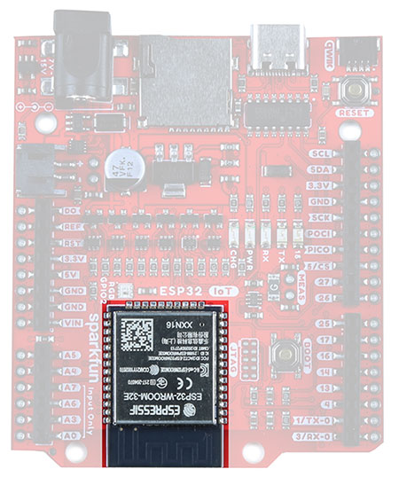 IoT RedBoard ESP32 Development Board Hookup Guide