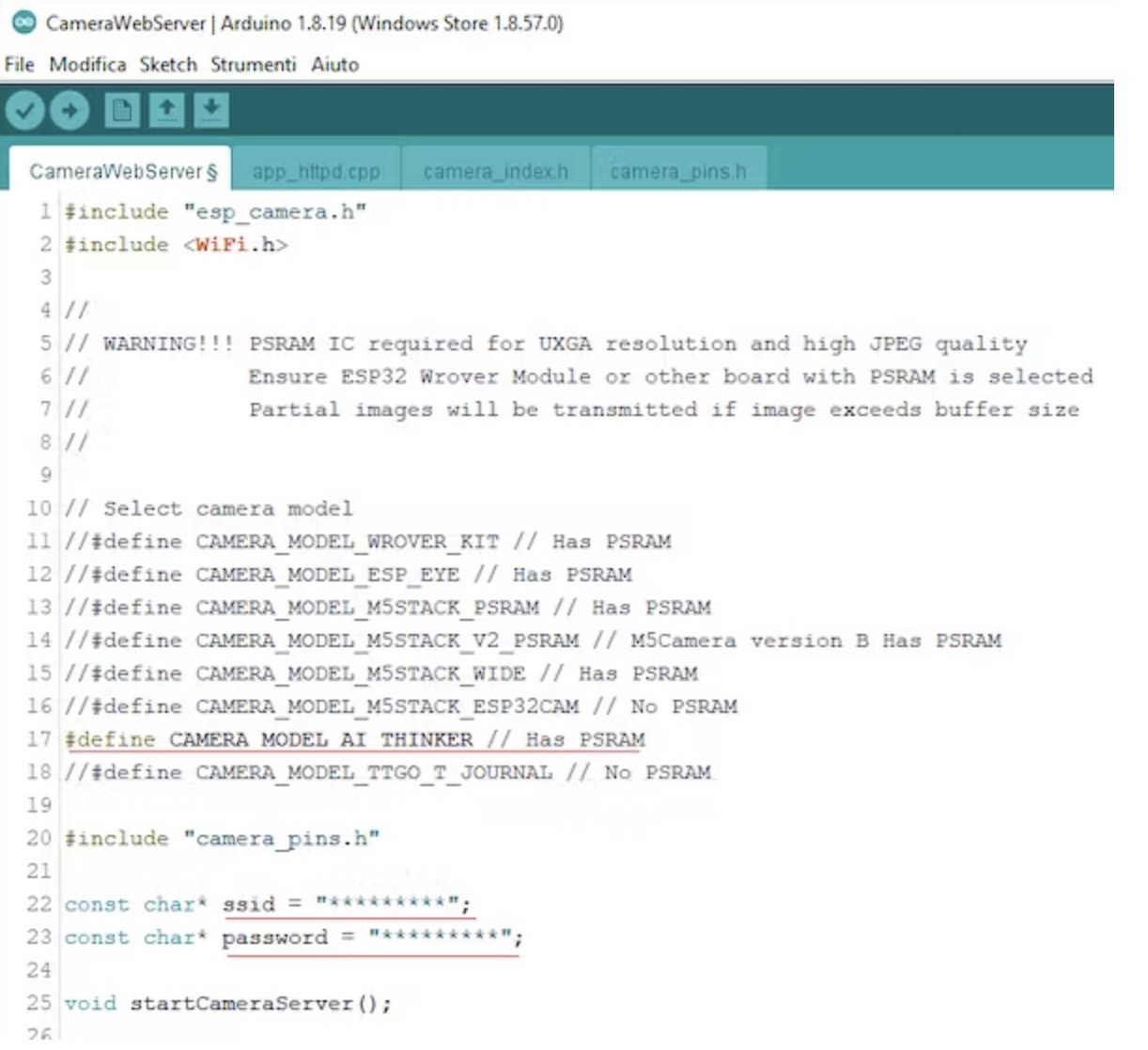ESP32-CAM Python stream OpenCV Example