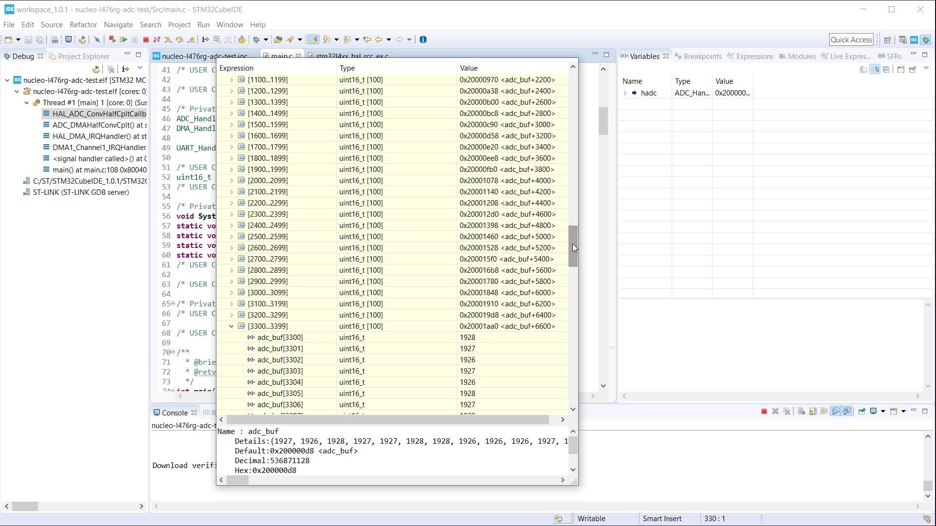 Getting Started with STM32 - Working with ADC and DMA
